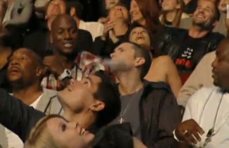 celebrity image gallery: MTV Movie Awards Bruno Eminem Prank Video